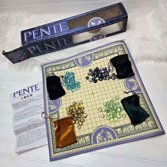 Pente | Other | Pente Game Deluxe Edition Padded Roll Winning Moves 205 ...